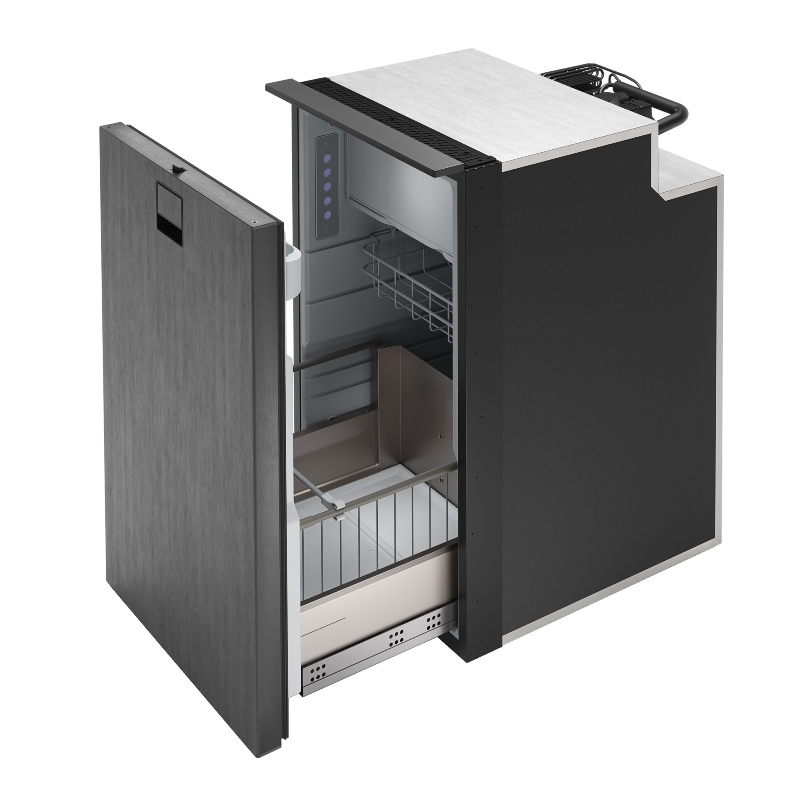 IndelB DRAWER DR130 kompressorkjøleskap skuff 130L Mål:H755xB525xD556 ...